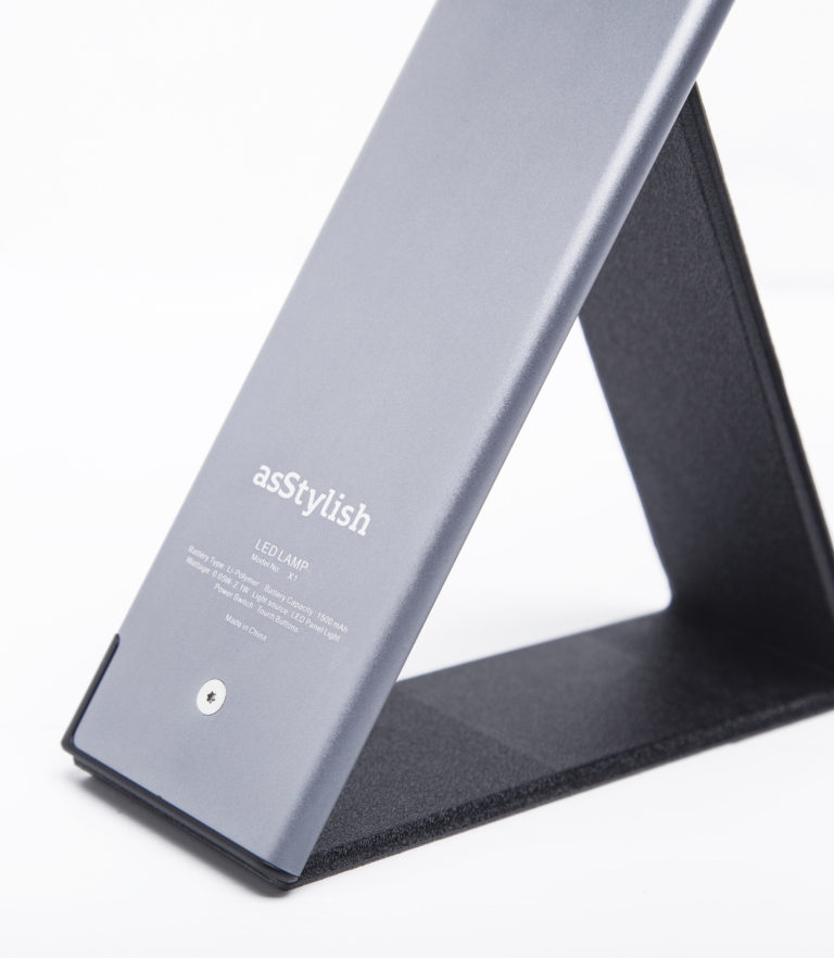 as.Stylish Flip Stand Led (Black) – imagii